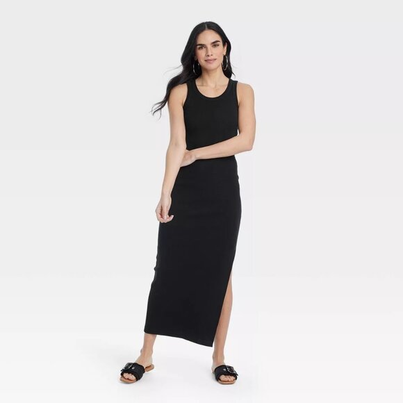 Universal Thread | Dresses | Nwt Womens Ribknit Maxi Bodycon Dress ...